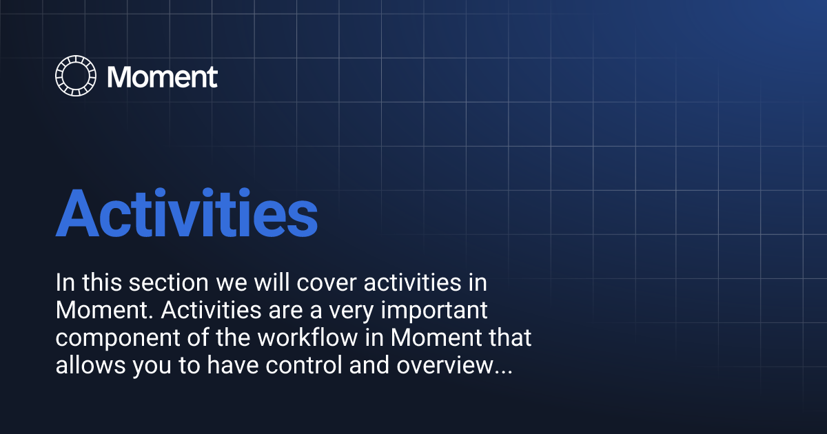 Activities | Knowledge base