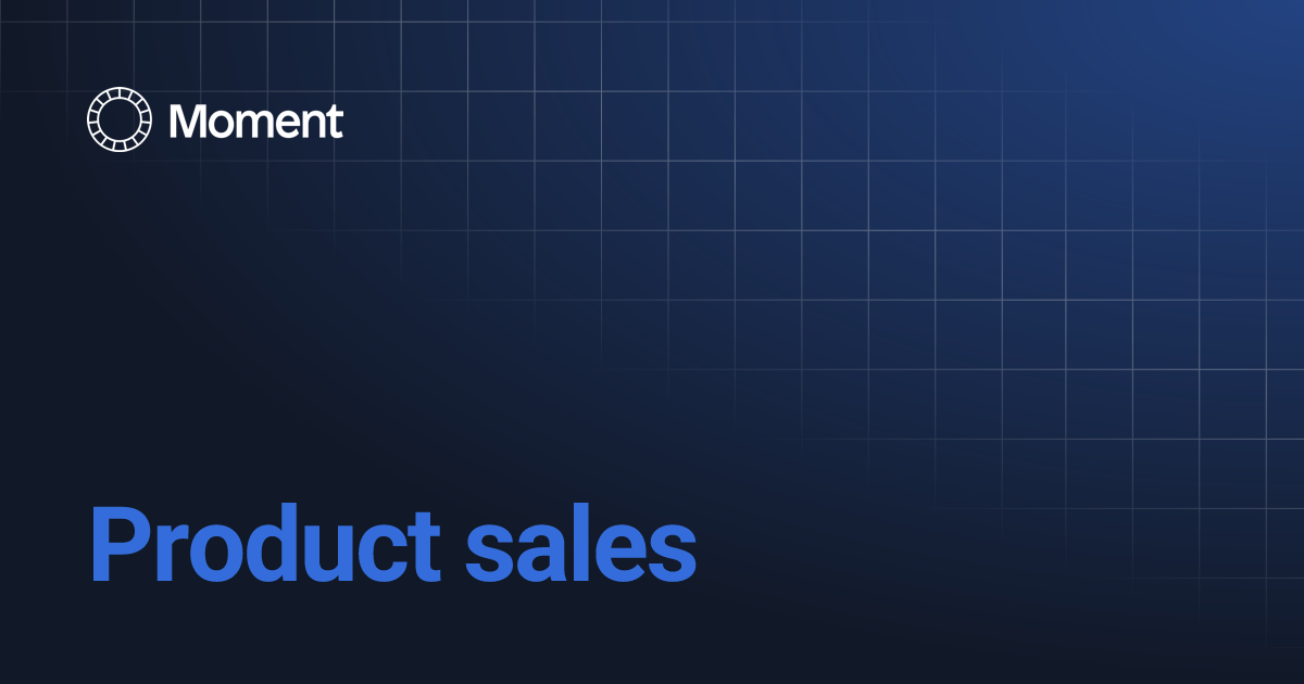 Product sales | Knowledge base