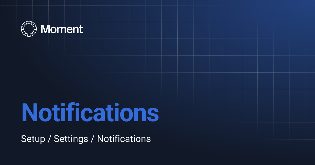 Notifications | Knowledge base