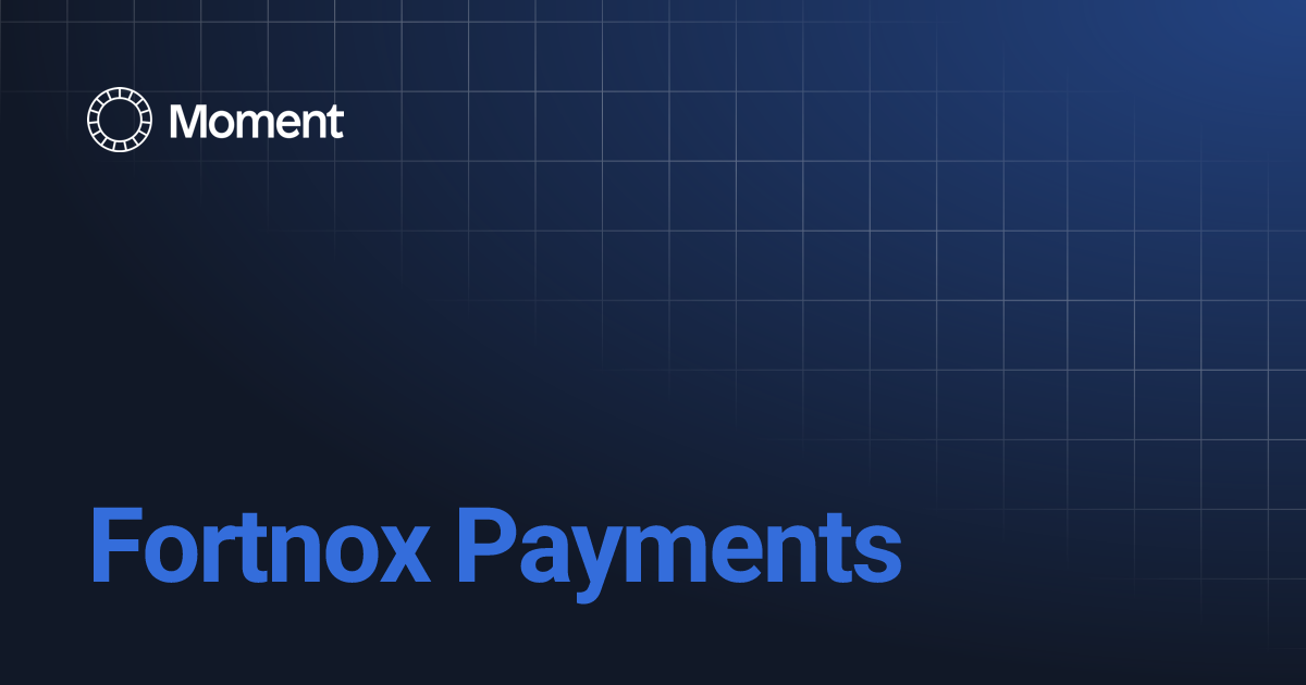Fortnox Payments | Knowledge base