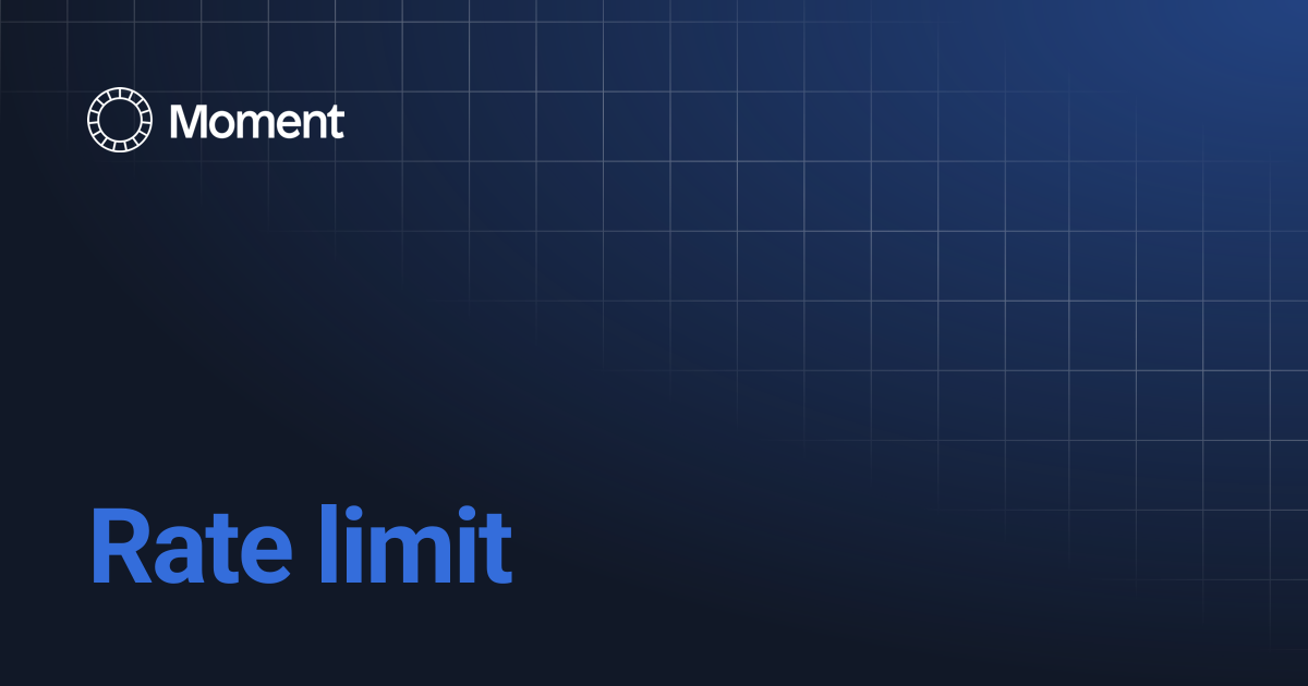 Rate limit | Knowledge base