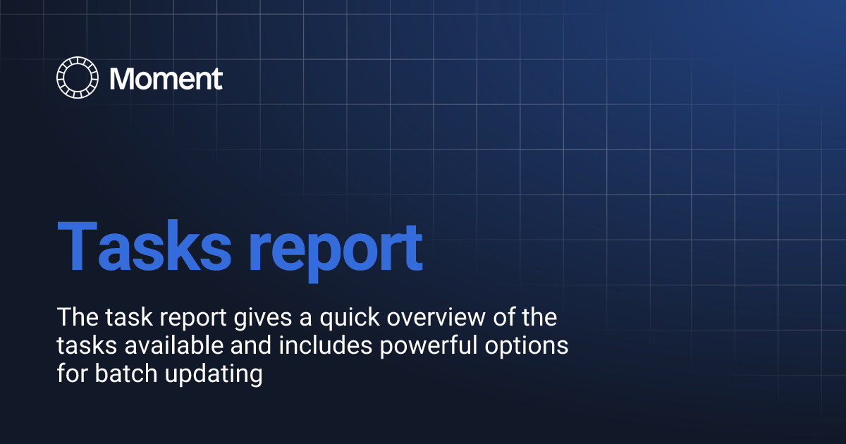 Tasks report | Knowledge base